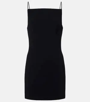 Givenchy Belted Cady Minidress - Black