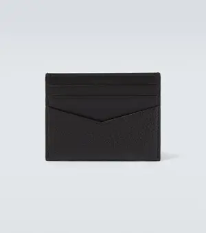 Givenchy Logo Leather Card Holder - Black