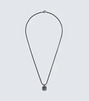 David Yurman Titanium Pendant Necklace - Black
