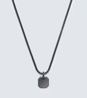David Yurman Titanium Pendant Necklace