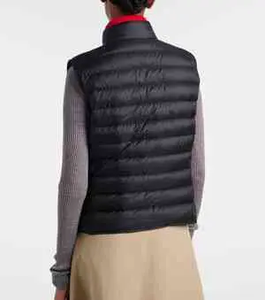 Moncler Liane Cropped Down Vest - Black