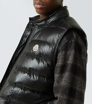 Moncler Quilted Down Vest - Black