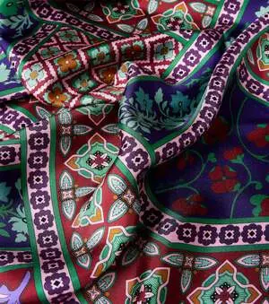 La DoubleJ Printed Silk Twill Scarf - Multicoloured