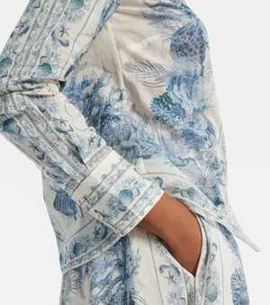 Zimmermann Wanderlust Cotton Shirt - Blue