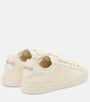 Versace Greca Canvas Sneakers