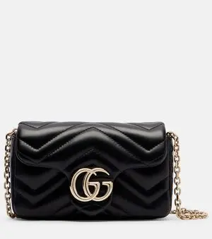 Gucci Gg Marmont Mini Crossbody Bag - Black