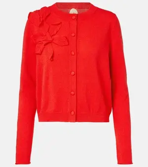 Jardin Des Orangers Frill Cardigans For Women