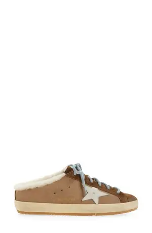 GOLDEN GOOSE Super-star Shearling Lined Mule Sneakers