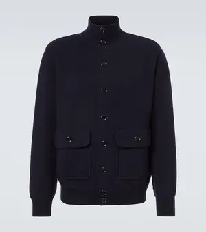 ALLUDE Wool And Cashmere Jacket - Blue
