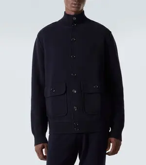 ALLUDE Wool And Cashmere Jacket - Blue