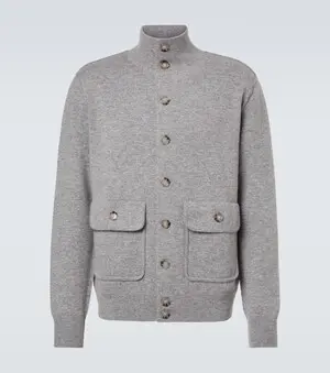 ALLUDE Wool And Cashmere Jacket - Grey