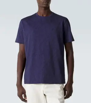 Etro Paisley Cotton T-shirt - Blue