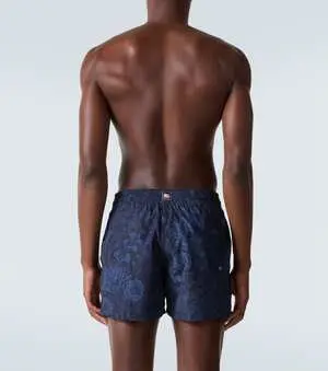 Etro Paisley Swim Trunks