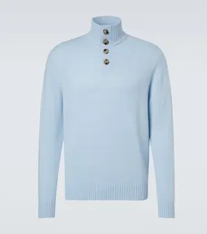 Allude Button Detailed Sweaters For Men