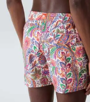 Etro Paisley Swim Trunks - Multicoloured