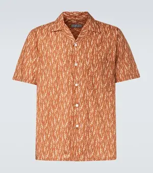 Men's Brown Bowling Shirts
