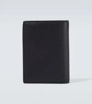Saint Laurent Cassandre Leather Bifold Wallet - Black