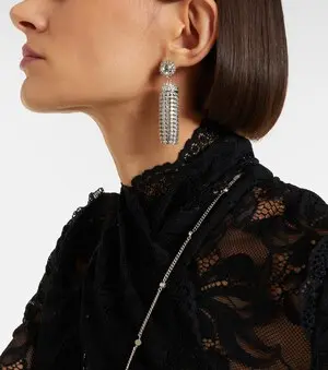 Rabanne Crystal-embellished Drop Earrings
