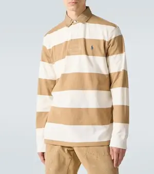 Polo Ralph Lauren Striped Cotton Polo Shirt - Brown