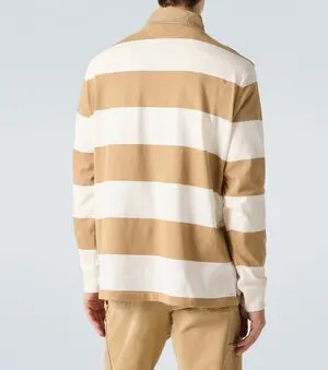 Polo Ralph Lauren Striped Cotton Polo Shirt - Brown