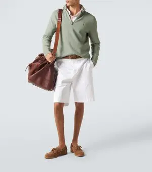 Polo Ralph Lauren Cotton Half-zip Sweater - Green