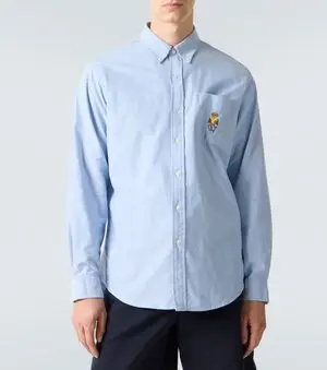 Polo Ralph Lauren Polo Bear Cotton Shirt - Blue