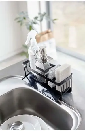 YAMAZAKI Sponge & Bottle Holder - Black