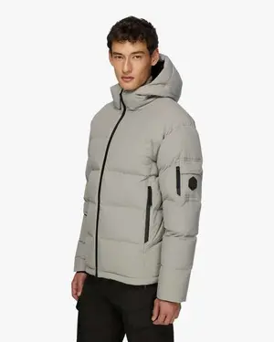QUARTZ CO. Dawson Hooded Recycled Down Jacket