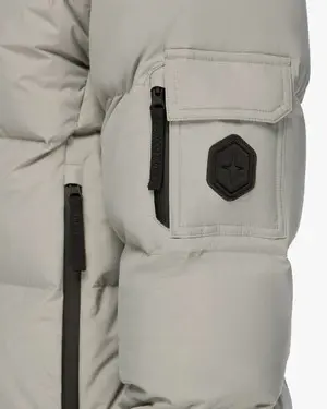 QUARTZ CO. Dawson Hooded Recycled Down Jacket