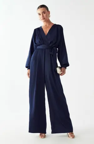 WILLA Salem Jumpsuit - Navy Blue
