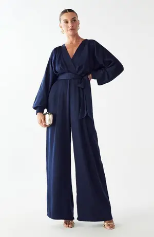 WILLA Salem Jumpsuit - Navy Blue