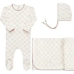 ELY'S & CO. Aurora Classics Diamond Print Collection Take Me Home Set Ivory/pink