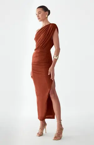 BWLDR Veleda Midi Dress - Spice