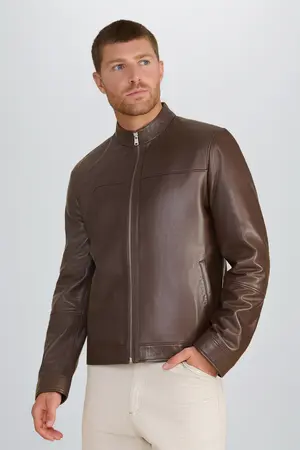 Furniq Uk Leather Outerwear For Men