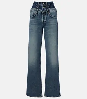 AGOLDE Elson High-rise Wide-leg Jeans