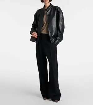 THE ROW Carla 80 Suede Pumps