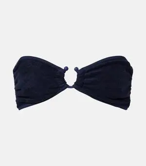 Johanna Ortiz Bandeau Bikini Top - Blue