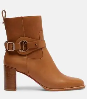 CHRISTIAN LOUBOUTIN Dianouchette 70 Leather Ankle Boots