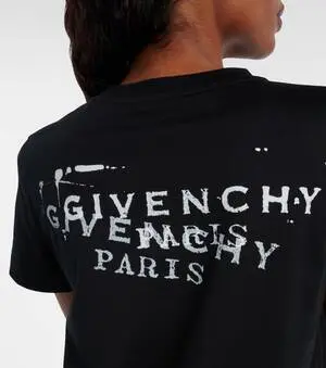 Givenchy Logo Cotton T-shirt - Black