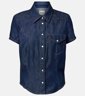 Khaite Cavazos Denim Shirt