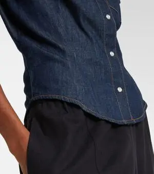 Khaite Cavazos Denim Shirt