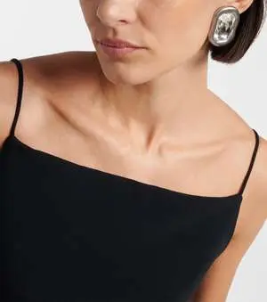 Givenchy Sculptural Crystal Embellished Earrings