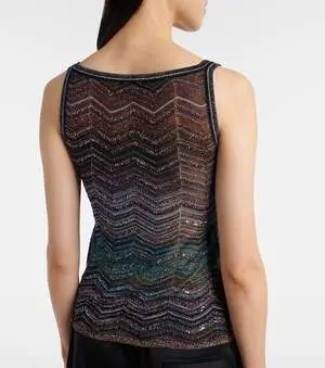 Missoni Zigzag Lamé Top