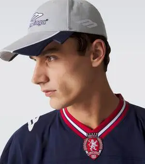 Balenciaga Logo Cotton Baseball Cap
