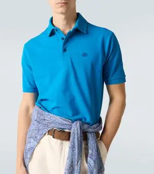 Etro Pegaso Cotton Polo Shirt