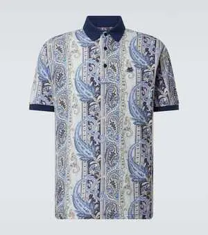 Etro Paisley Cotton Polo Shirt