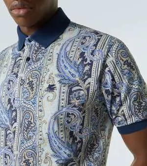 Etro Paisley Cotton Polo Shirt