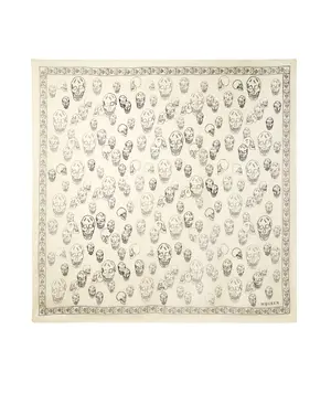 ALEXANDER MCQUEEN Printed Silk Scarf