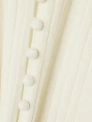 Arch4 Ribbed Organic Cashmere Cardigan
