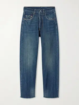 Maison Margiela Raw Edge Hem Jeans For Women